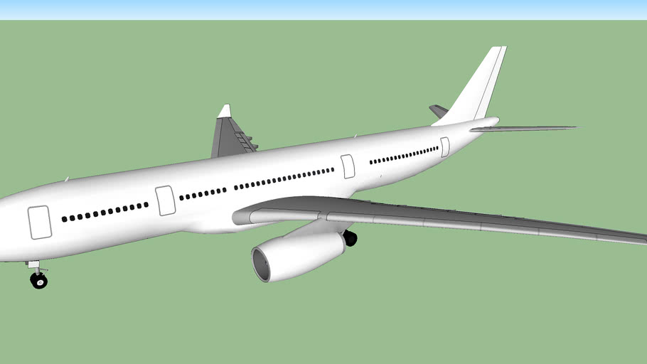 Template - Airbus A330-200 | 3D Warehouse