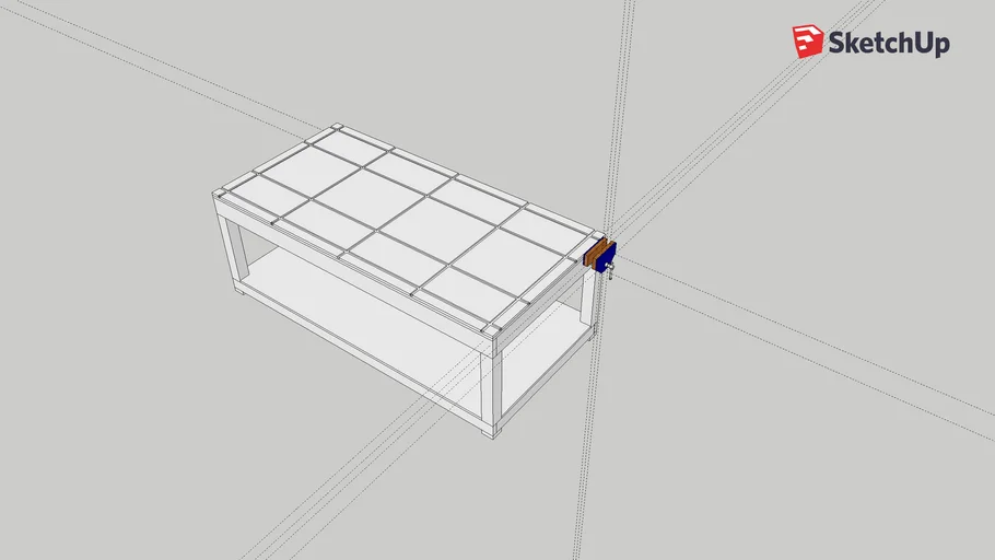 MDF / full sheet workbench | 3D Warehouse