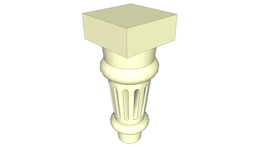 Fancy Cabinet Leg | 3D Warehouse
