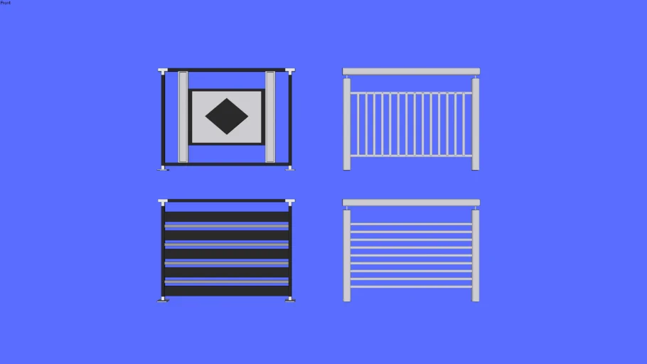 Steel Ralling | 3D Warehouse