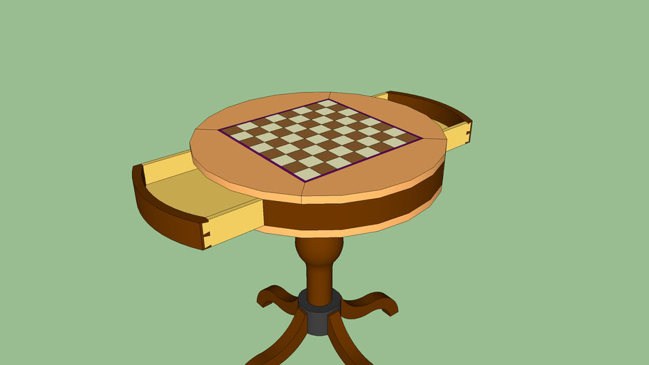 Chess Table | 3D Warehouse