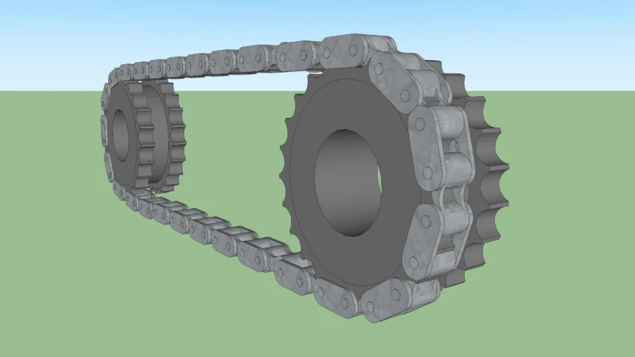 Chain & gear | 3D Warehouse