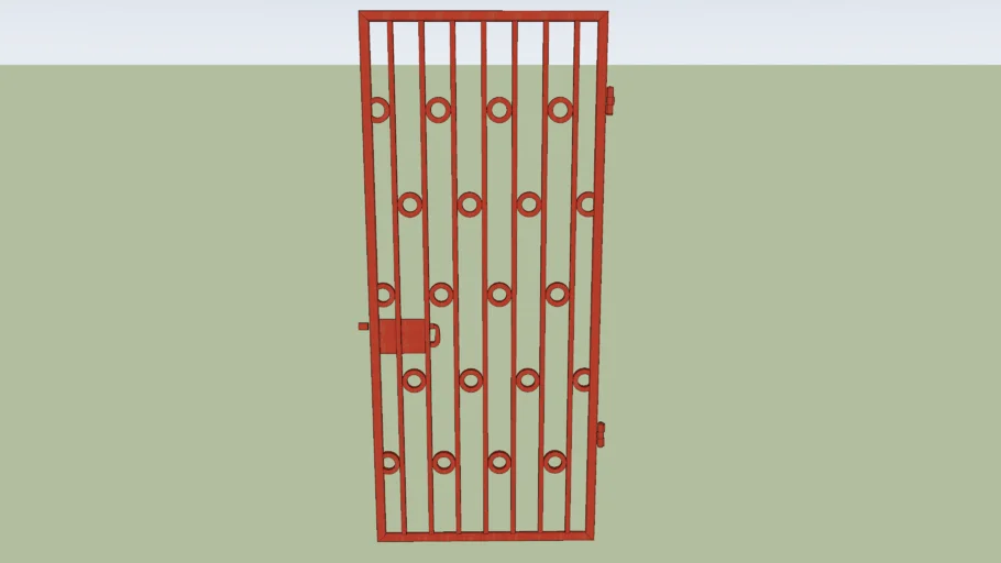 Simple House Gate | 3D Warehouse