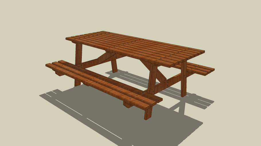 Picnic table | 3D Warehouse