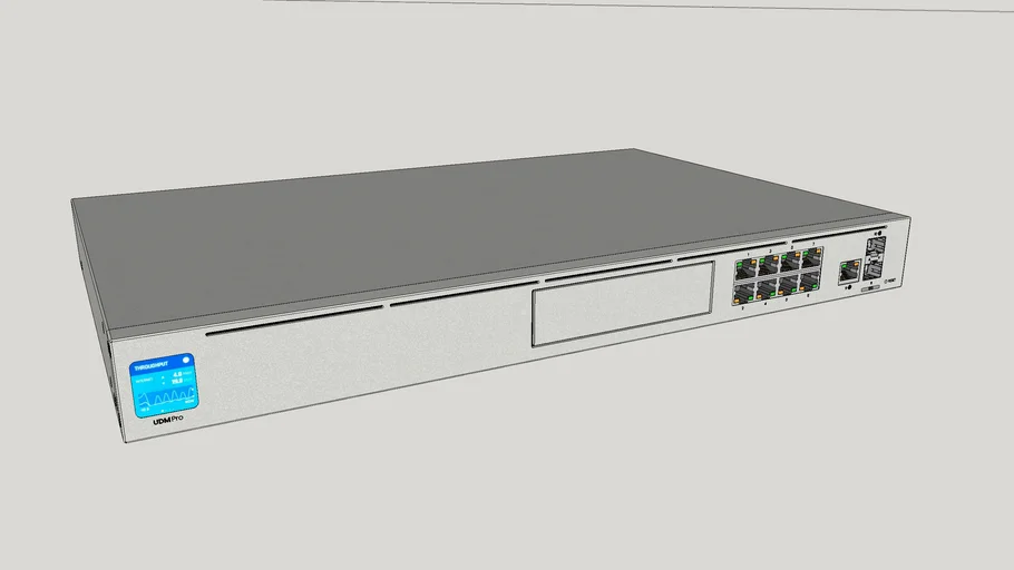 Ubiquiti UniFi Dream Machine Pro | 3D Warehouse