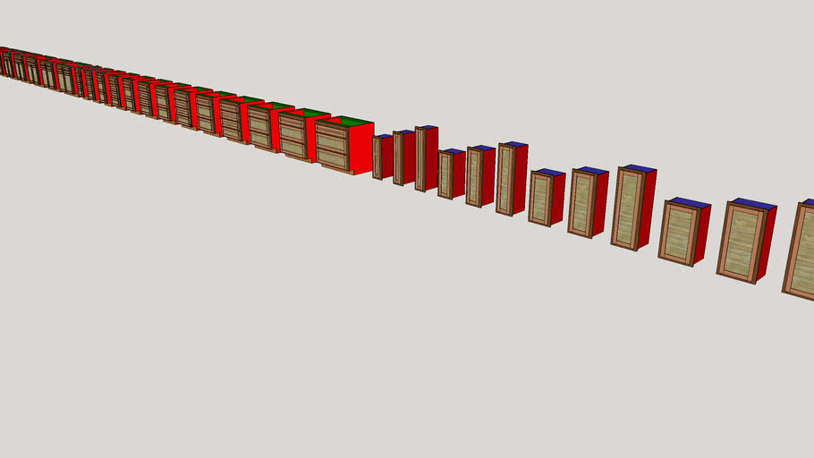 Shaker Style Kitchen Cabinets | 3D Warehouse