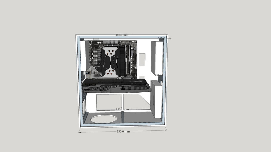 PC CASE MICRO ATX CARDBOARD | 3D Warehouse