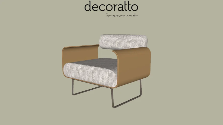 POLTRONA OTTO DECORATTO - DM | 3D Warehouse