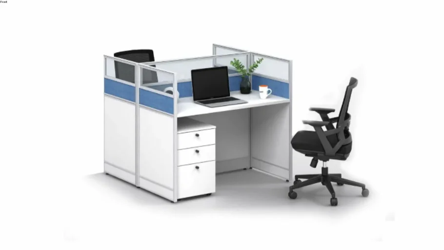 Stance Hub 2-staff Standard Workstation Cubicle | 3D Warehouse