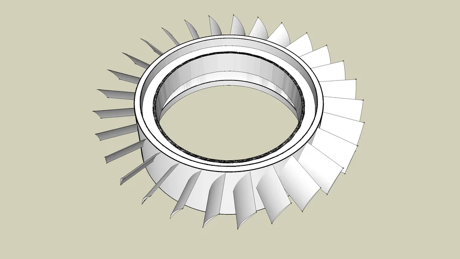 Compressor Wheel | 3D Warehouse