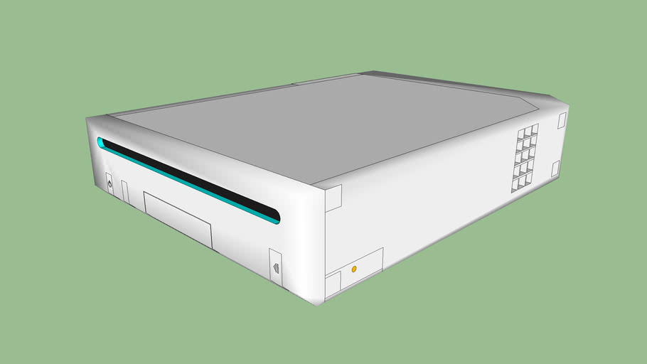 Nintendo Wii 1/1 Scale | 3D Warehouse