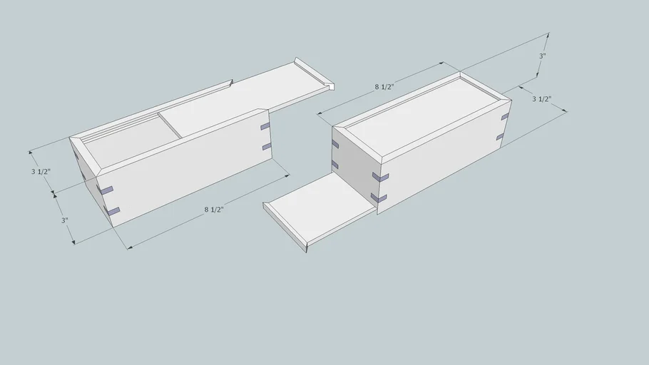 WDWK 220 Spline Miter Box | 3D Warehouse