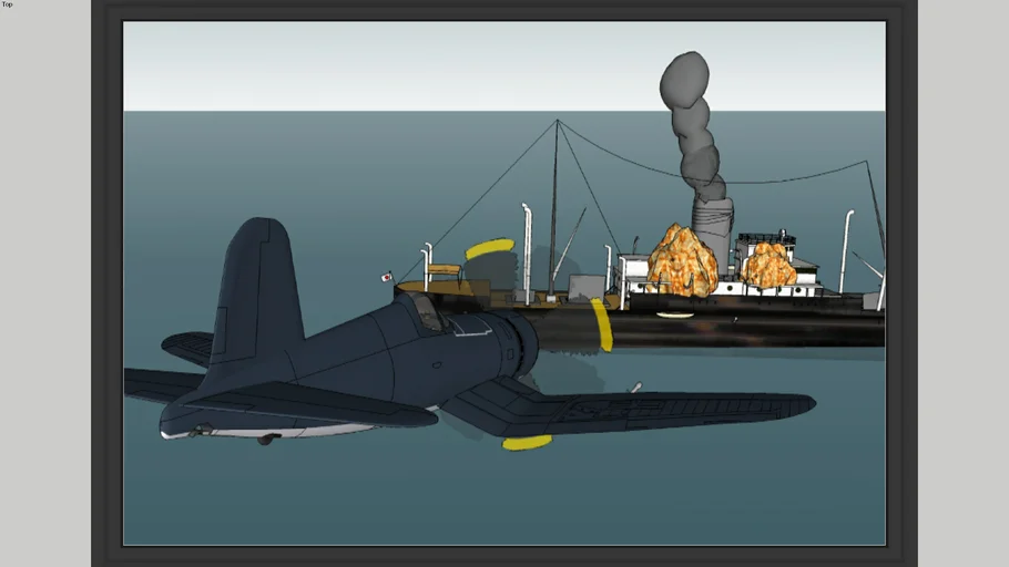 corsair attack | 3D Warehouse