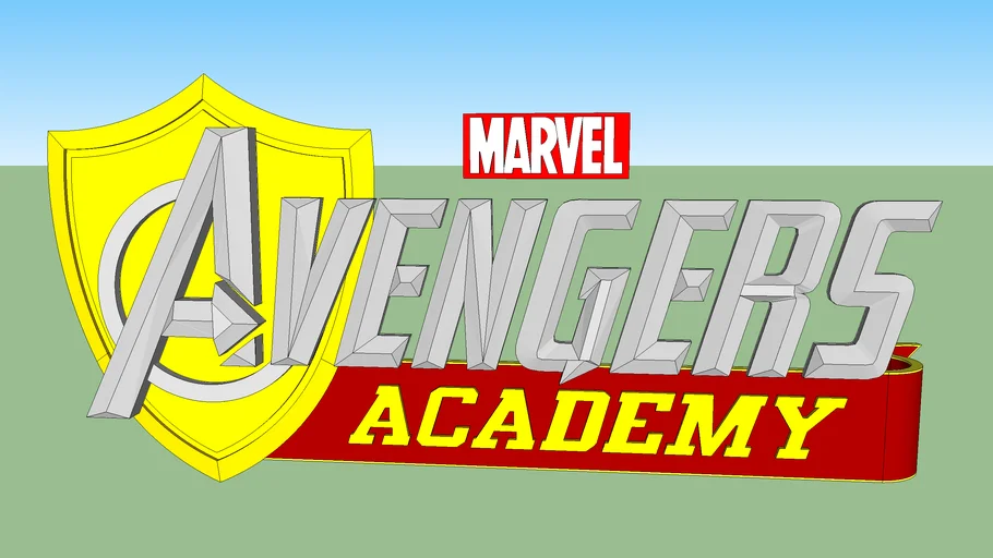 MARVEL Avengers Academy Logo | 3D Warehouse
