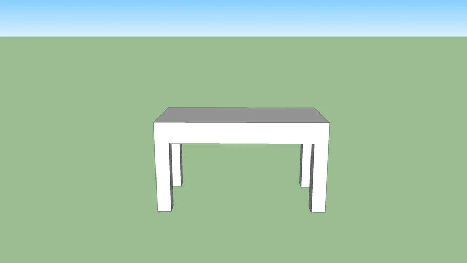 a basic table | 3D Warehouse