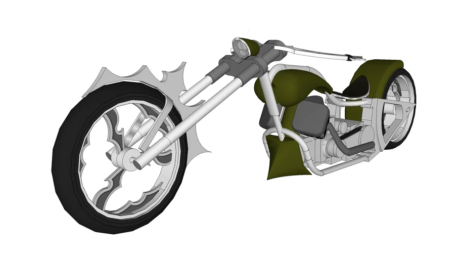 stretched chopper | 3D Warehouse
