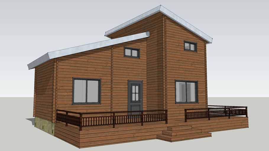 TIMBER BLOCK HOUSE | 3D Warehouse