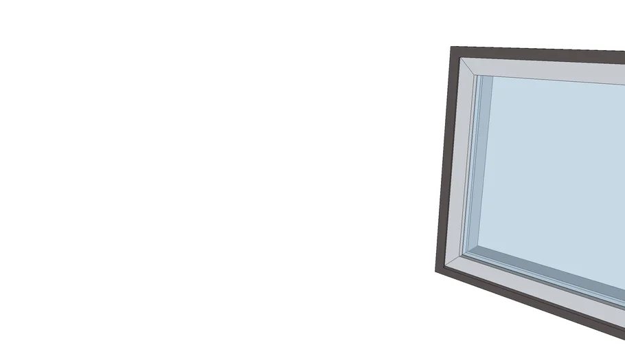 single pane window 1.7x0.55m | 3D Warehouse