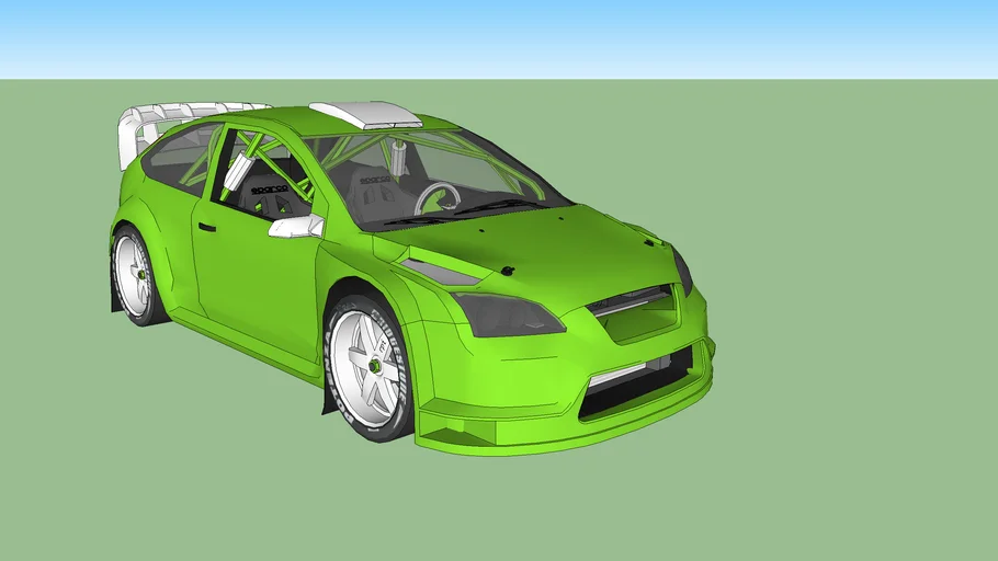 ford focus rally cross | 3D Warehouse