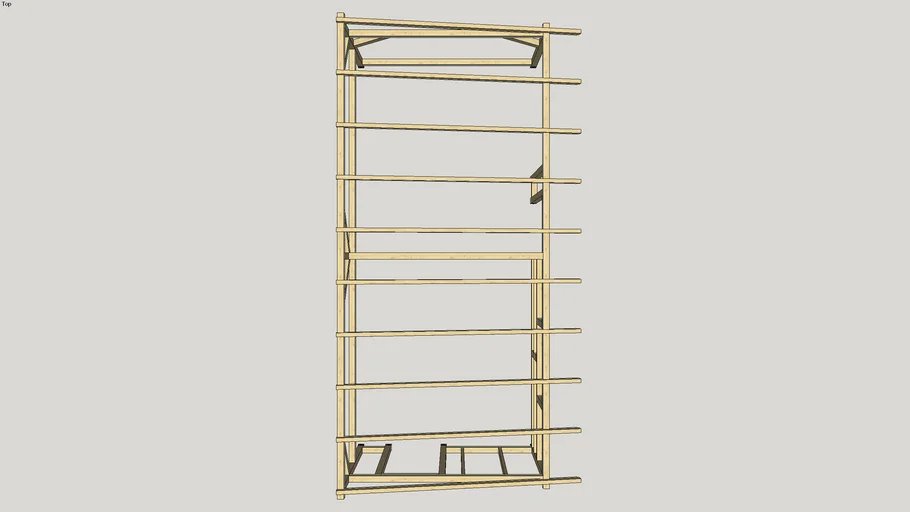 Zahradni domek - Skelet 7x4 m | 3D Warehouse