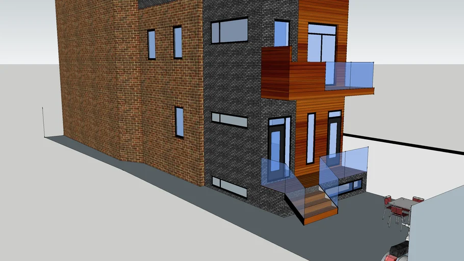 John Henriques` rear addition-revised 07-14-11.skp (8 mb) | 3D Warehouse