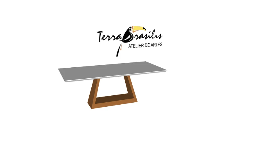 Mesa jantar retangular | 3D Warehouse