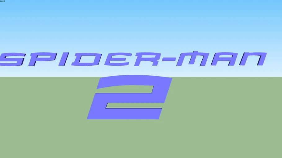 Spider-Man 2 2004 Logo | 3D Warehouse