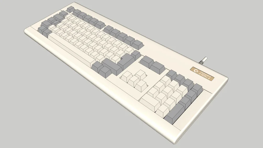 Commodore Amiga 2000 Keyboard | 3D Warehouse