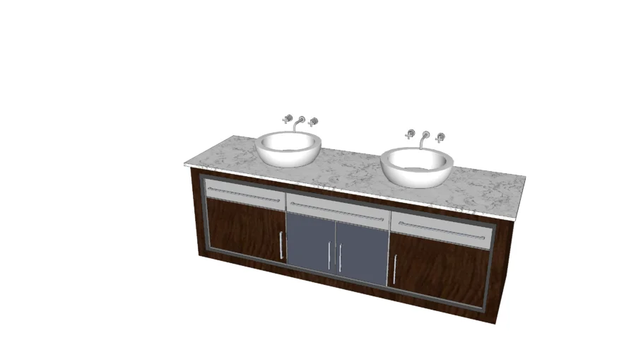 Modern bathroom vanity | 3D Warehouse