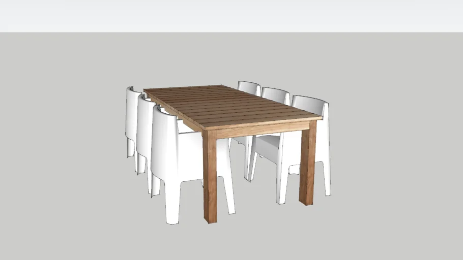 outdoor table | 3D Warehouse