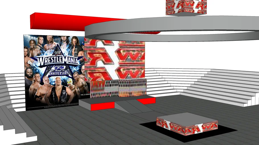 wwe raw arena (not yet finished) | 3D Warehouse