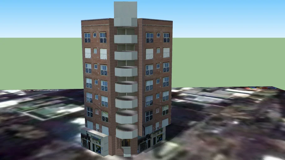 Edificio en 13 y 46, La Plata. | 3D Warehouse