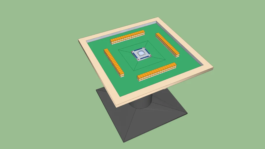 Mahjong Table | 3D Warehouse