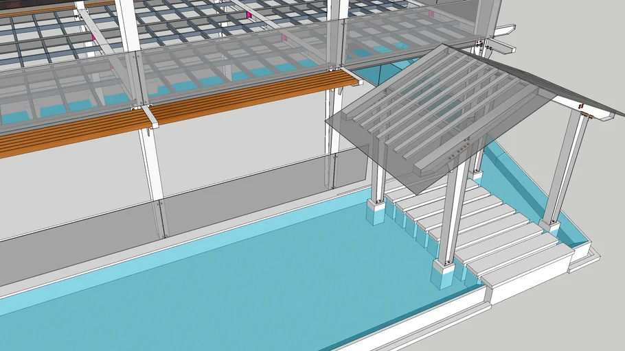 Steel Structure Restaurant, Dalat, Vietnam | 3D Warehouse