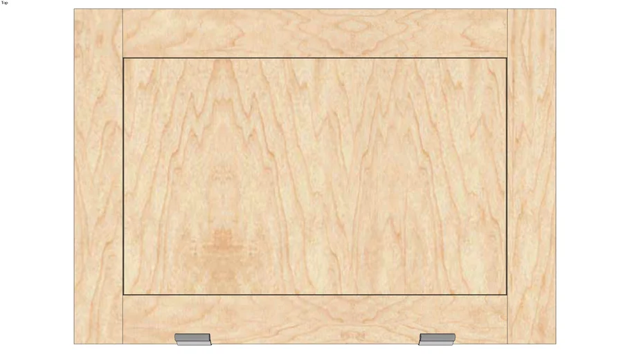 Wall Refrigerator Top Hinge 21Hx24D | 3D Warehouse