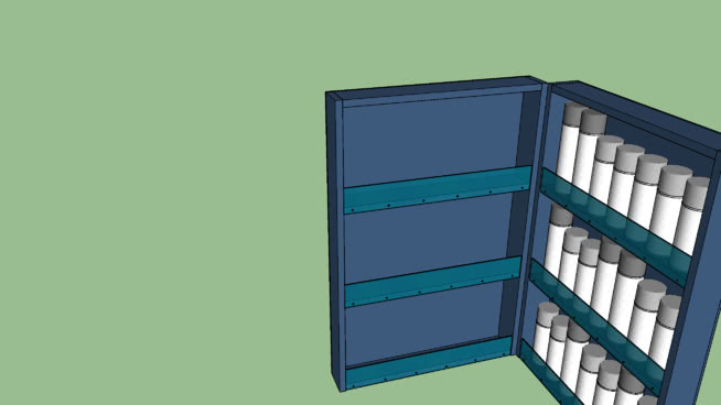spray paint storage | 3D Warehouse