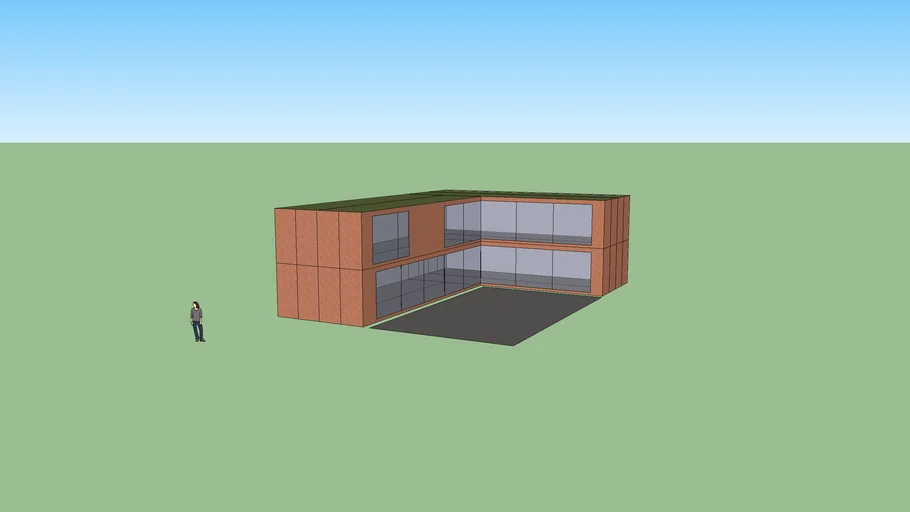 Shipping container house model 28 | 3D Warehouse