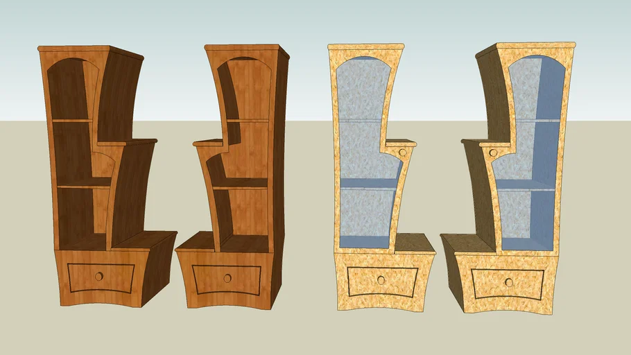 Funny Cute Bookcase by Vincent Leman | 3D Warehouse