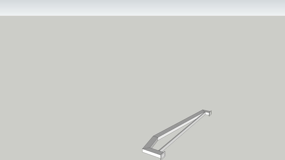 wall desk frame | 3D Warehouse