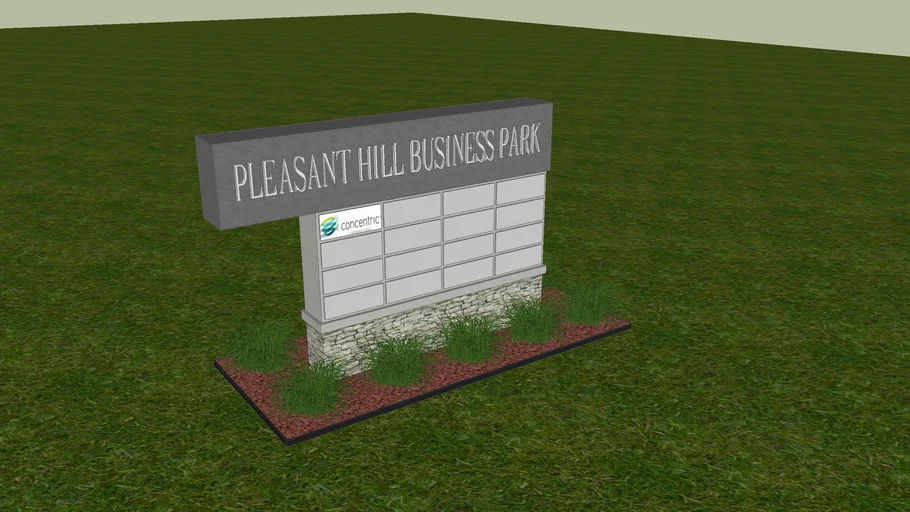 Commercial Sign | 3D Warehouse