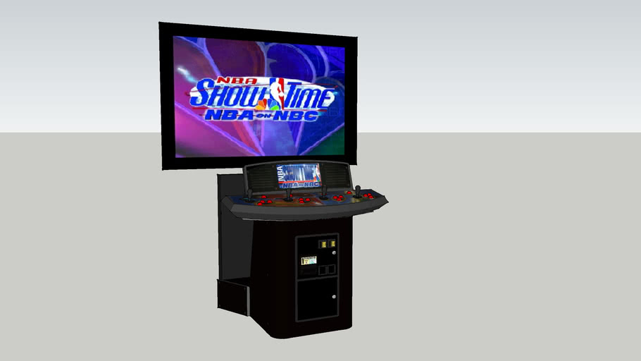 NBA Showtime NBA on NBC in HD arcade game (39 inch) | 3D Warehouse