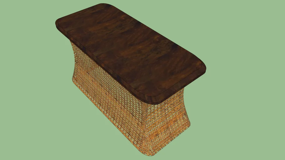 Rattan Table | 3D Warehouse