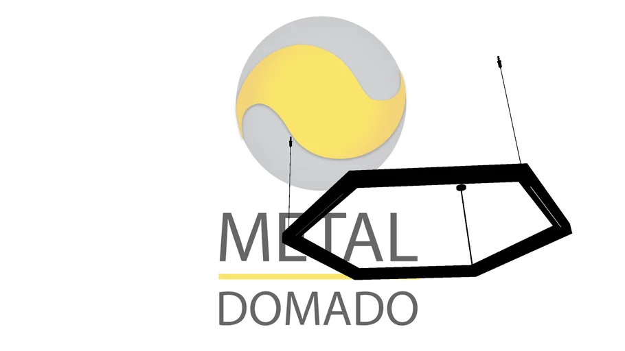 Metal Domado - Pendente Felipe Horizontal | 3D Warehouse