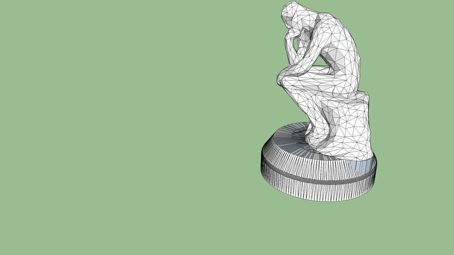 The Thinker | 3D Warehouse