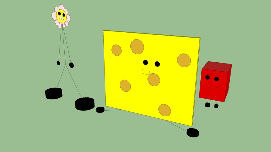 BFDI 3 Characters by Alex | 3D Warehouse