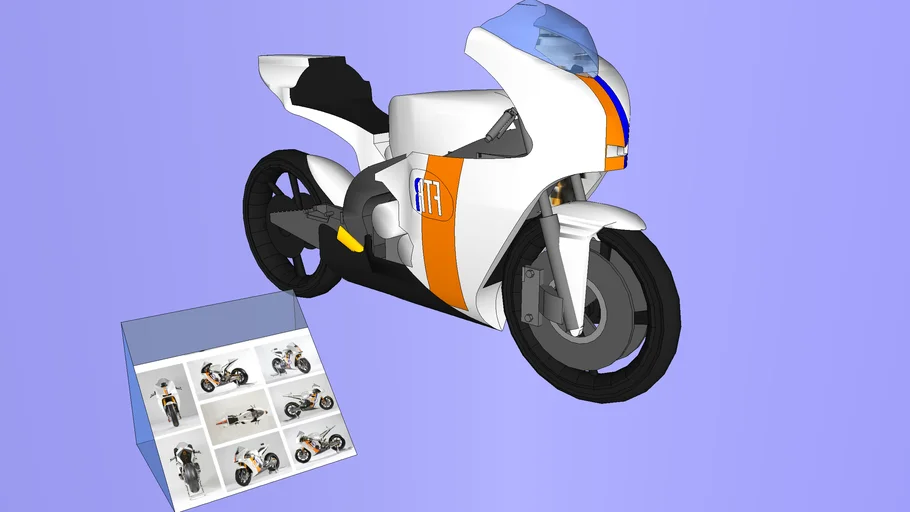 moto2 gp bike | 3D Warehouse
