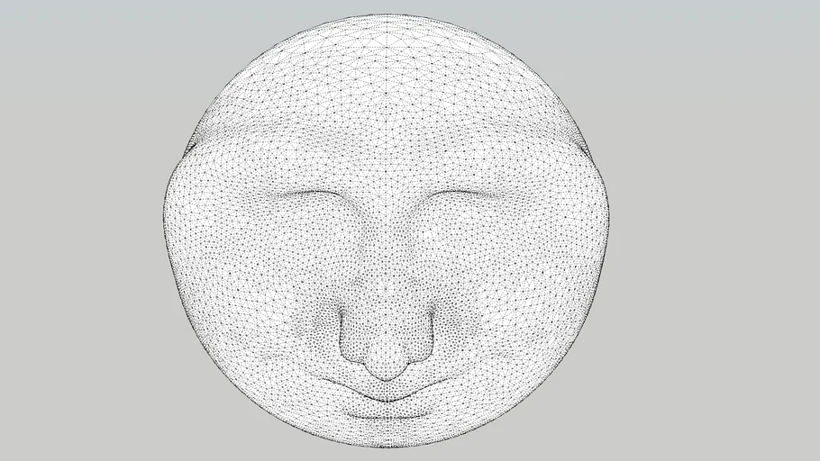 cabeza circular 3D circular head | 3D Warehouse