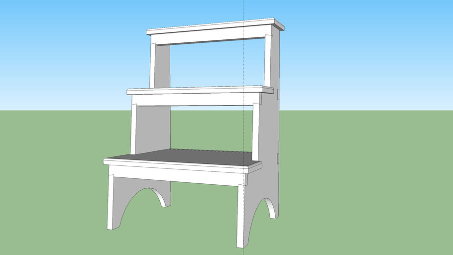shaker step stool | 3D Warehouse