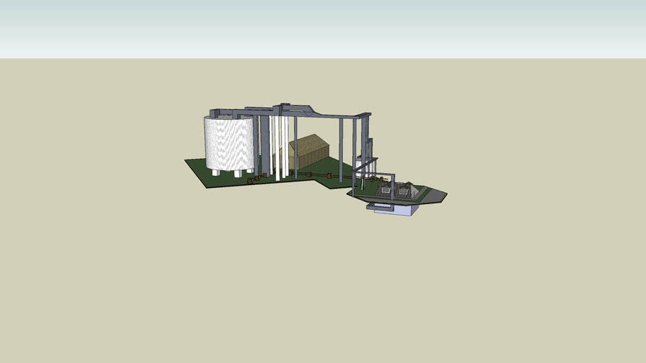 water tanks and underground house | 3D Warehouse