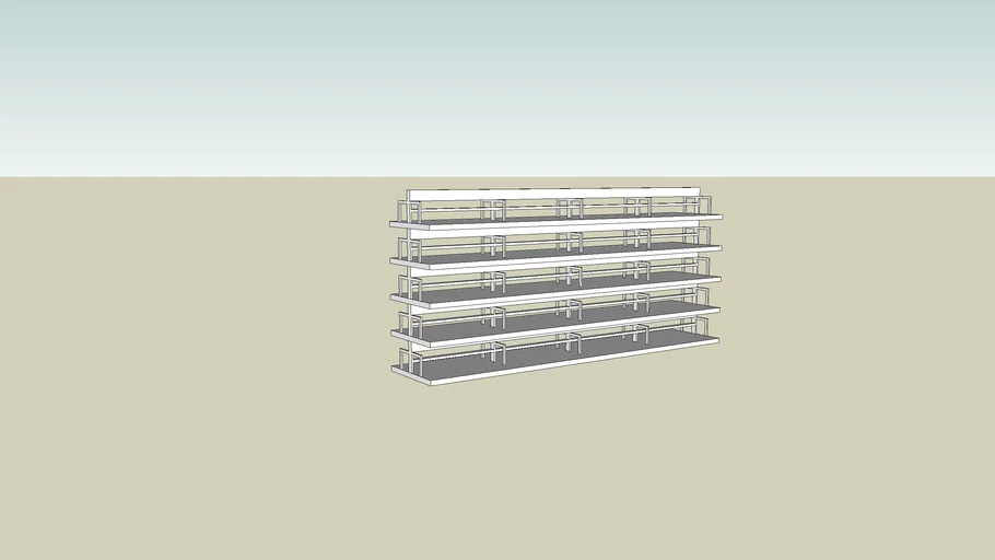 Metal Bookshelves | 3D Warehouse